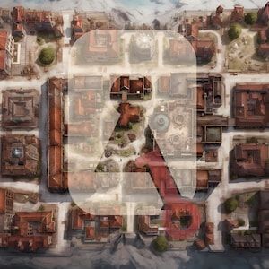 50 Large City Maps Set 1, Dnd City Illustrations, Dungeons and Dragons ...