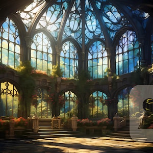 50 Dream Castle Interior Portraits Set 1, Dnd Castle Illustrations ...