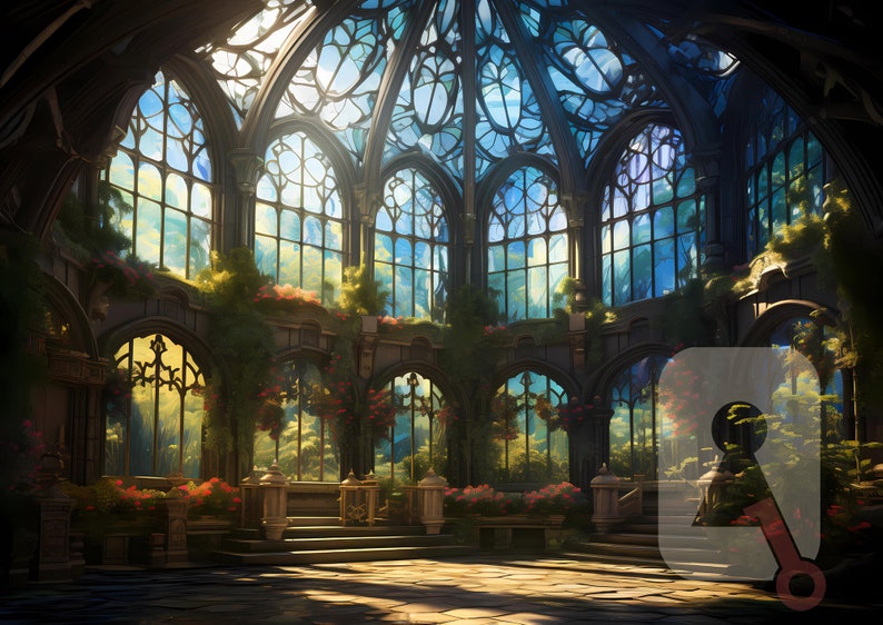 50 Dream Castle Interior Portraits Set 1, Dnd Castle Illustrations ...