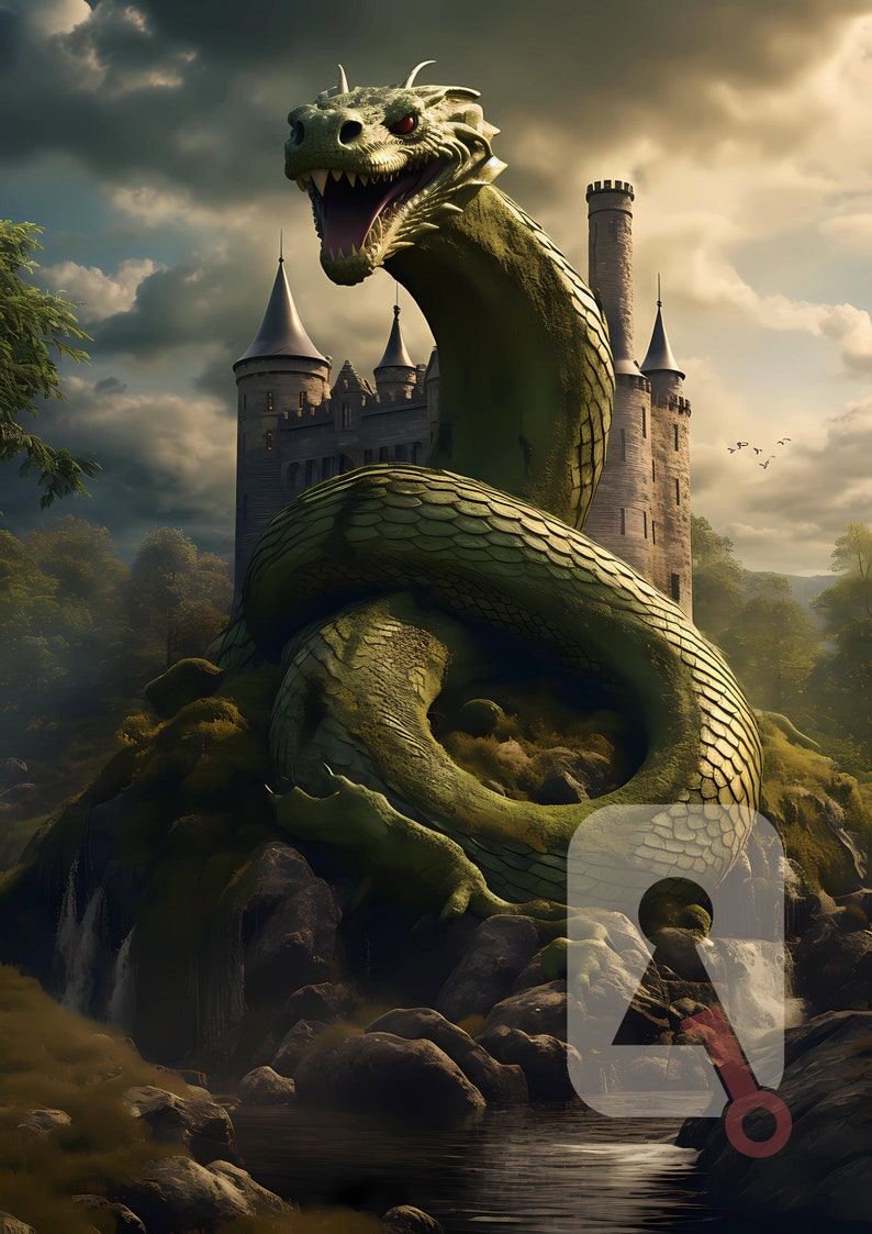 50 Ancient Serpent Portraits Set 1, Dnd Monster Illustrations, Dungeons ...