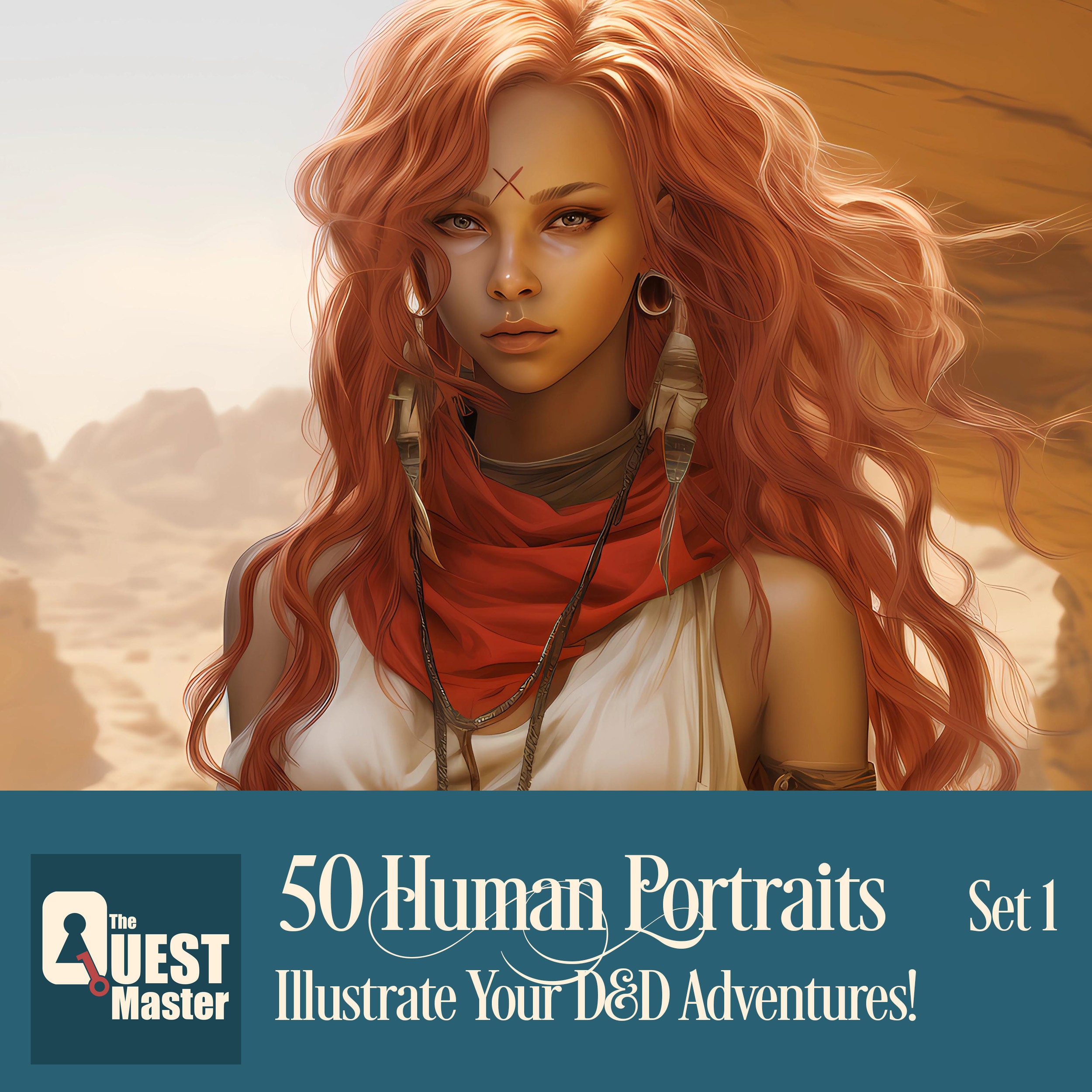 50 Human Character Portraits Set 1 Dnd Human Illustrations Dungeons And Dragons Humanss