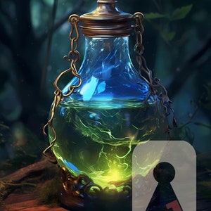 50 Magic Potions Set 1, Dnd Potion Illustrations, Dungeons and Dragons ...