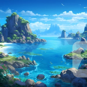 50 Epic Landscape Set 1, Dnd Landscape Illustrations, Dungeons and ...