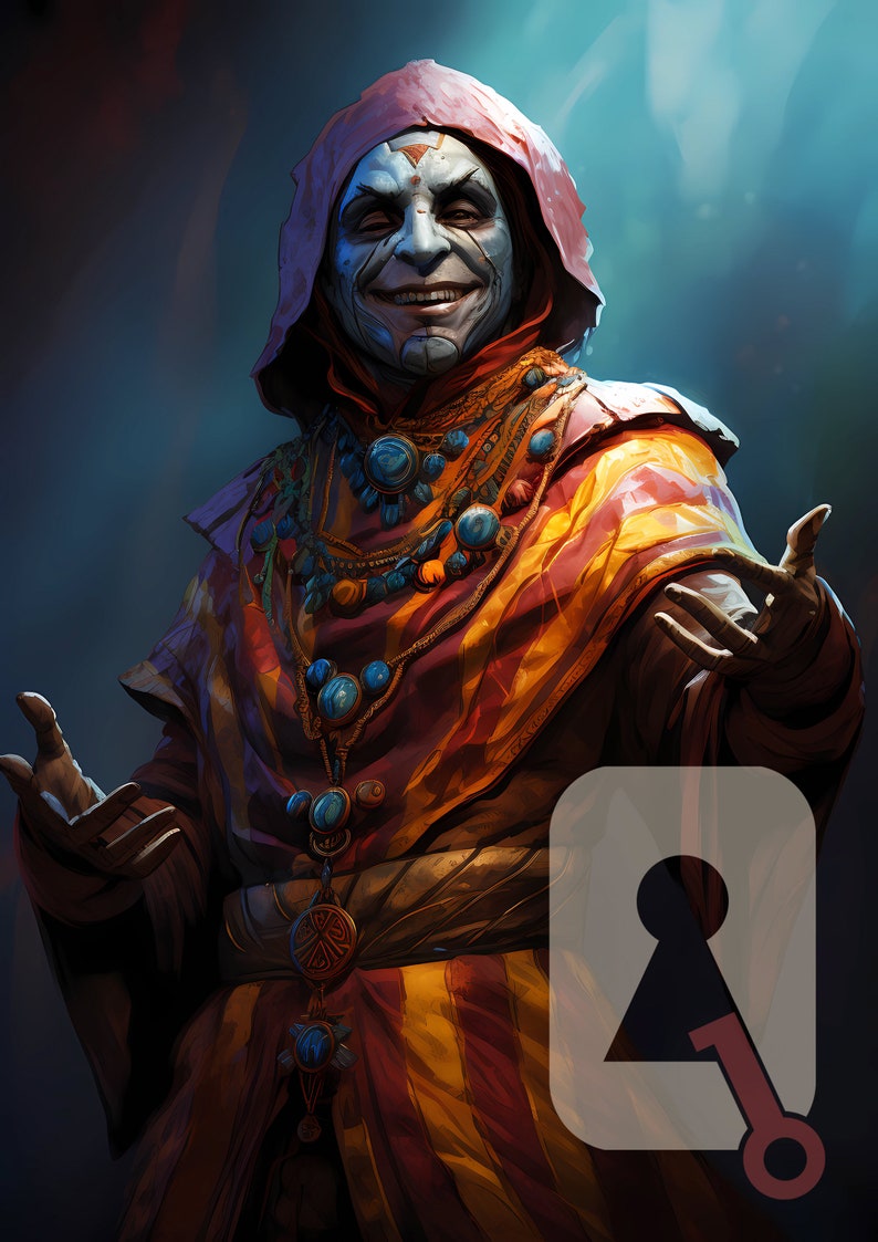50 Evil Mastermind Portraits Set 1, Dnd Mastermind Illustrations ...