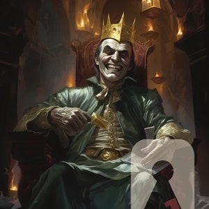 50 Evil Mastermind Portraits Set 1, Dnd Mastermind Illustrations ...