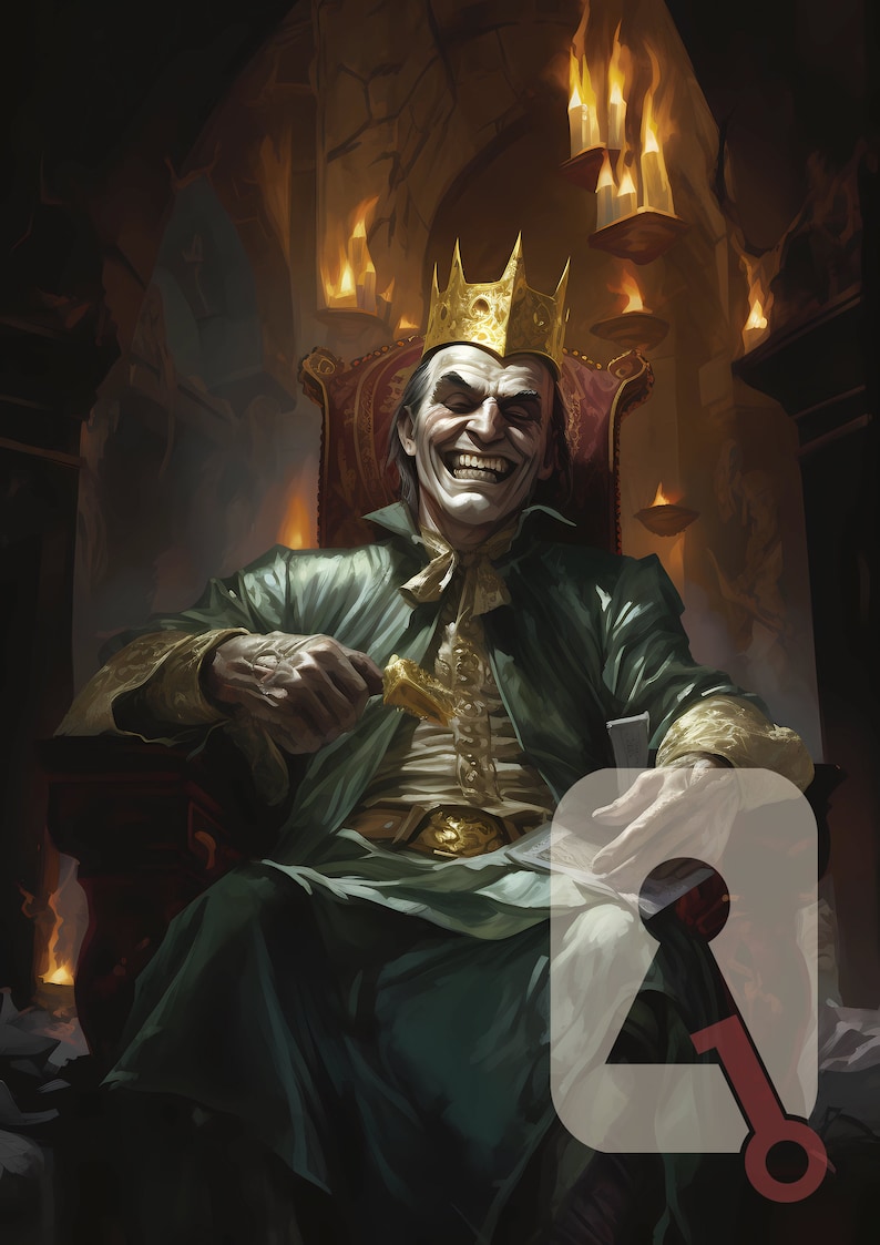 50 Evil Mastermind Portraits Set 1, Dnd Mastermind Illustrations ...
