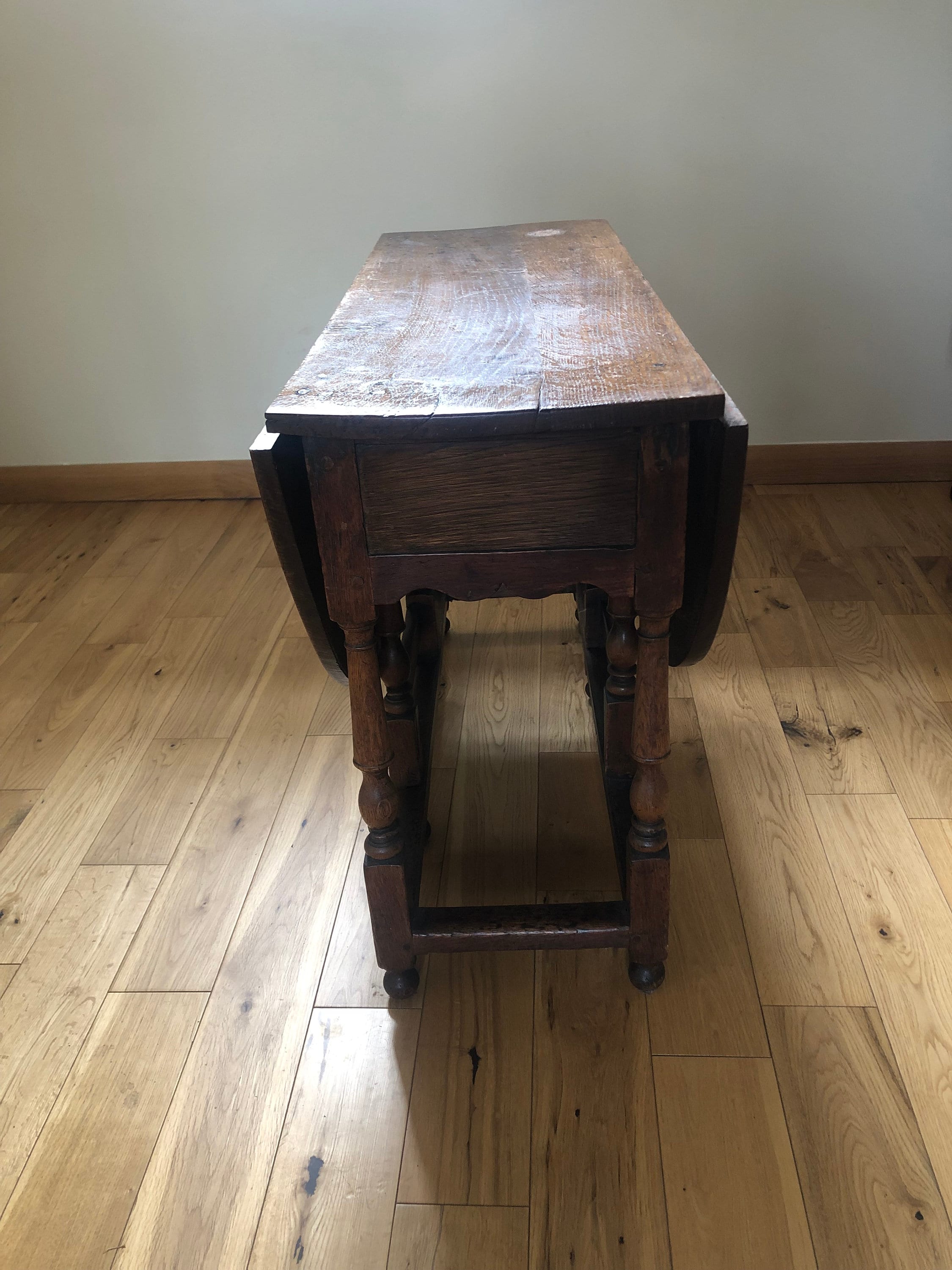 Antique Oak Gate Leg Table - Etsy
