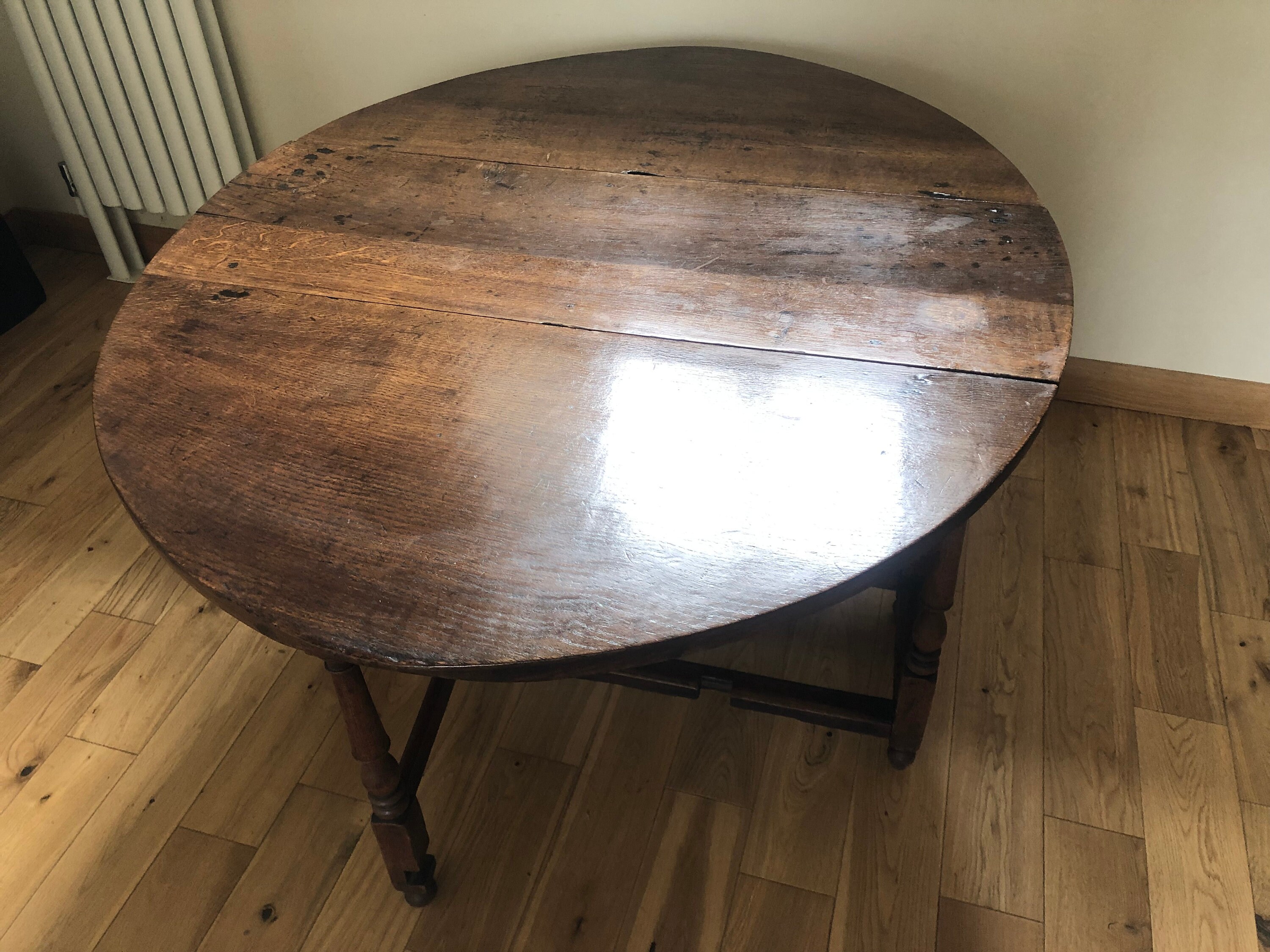 Antique Oak Gate Leg Table - Etsy