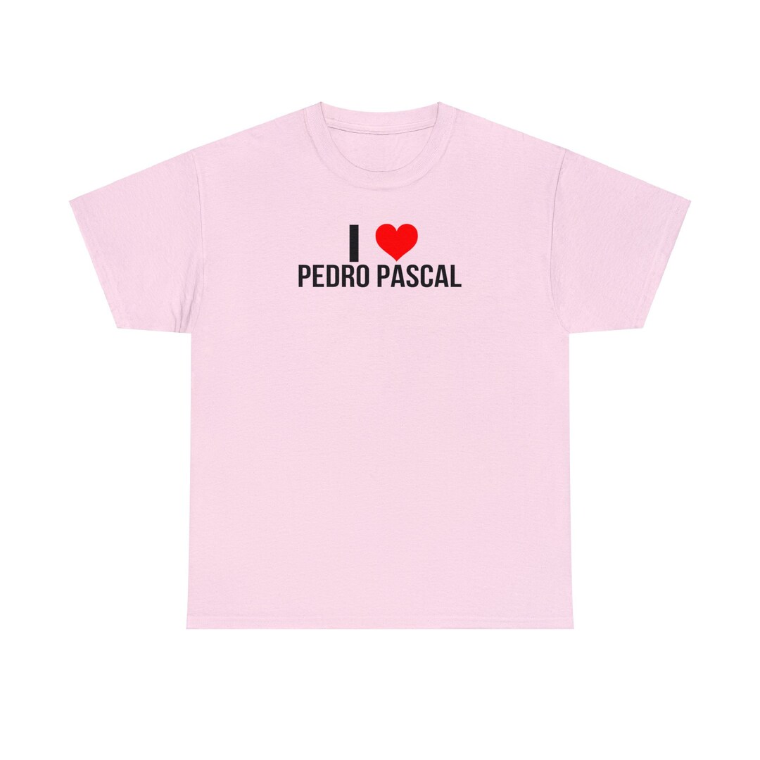 I Heart Pedro Pascal Shirt Celebrity Fan Tee Trendy Pedro Pascal Fan ...