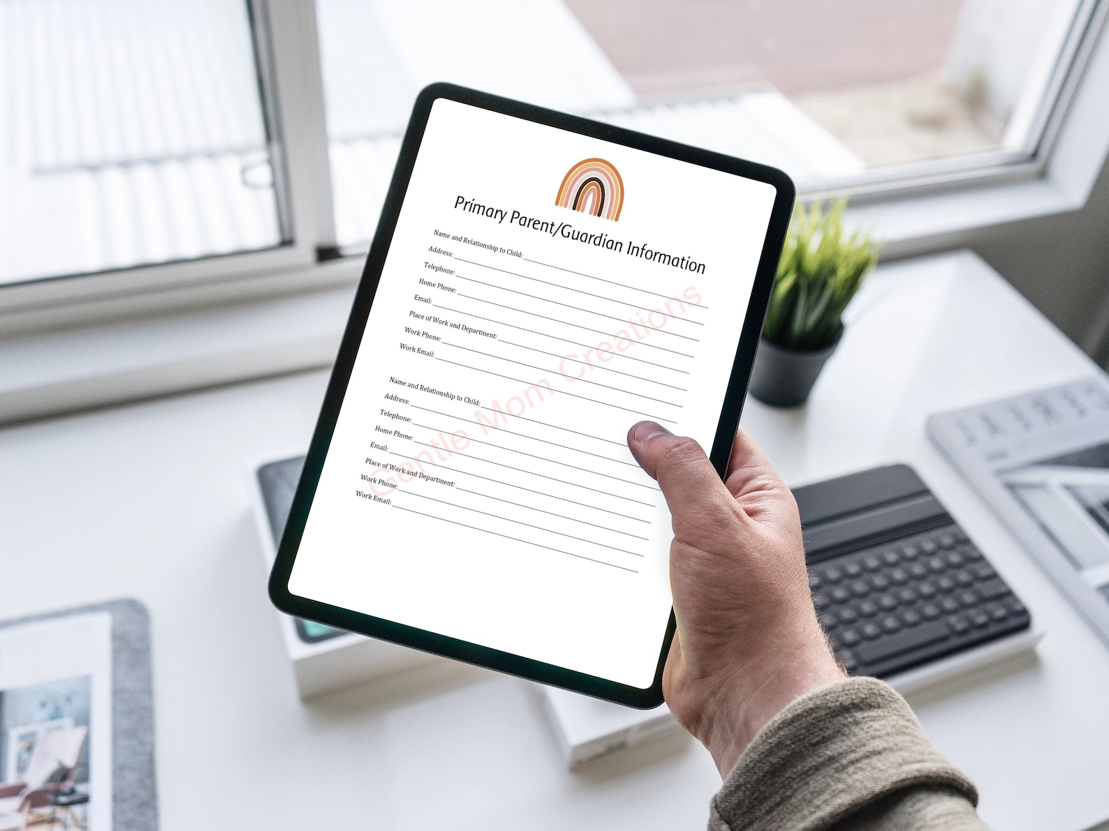 Boho Rainbow | Childcare | Daycare Enrollment Form Bundle | Printable ...