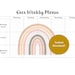 Boho Rainbow | Editable | Childcare Weekly Menu | Printable | Childcare ...