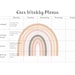 Boho Rainbow | Editable | Childcare Weekly Menu | Printable | Childcare ...