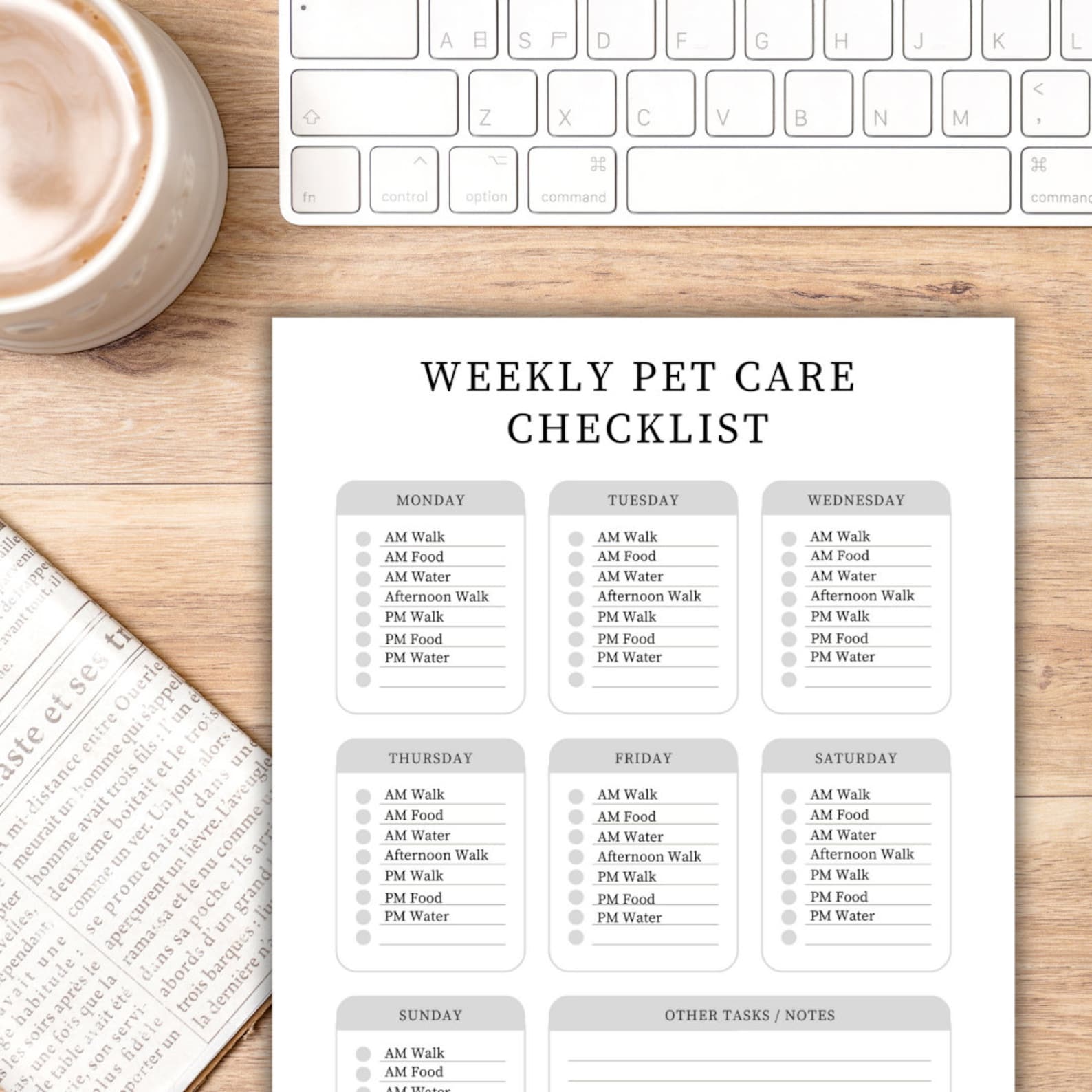 Dog Care Printable Planner | Dog Care Tracker | Puppy Feeding Schedule ...