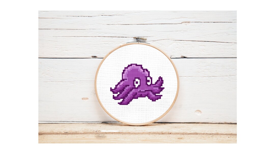 Octopus Cross Stitch Pattern, Animal Cross Stitch Pattern, Cross Stitch ...