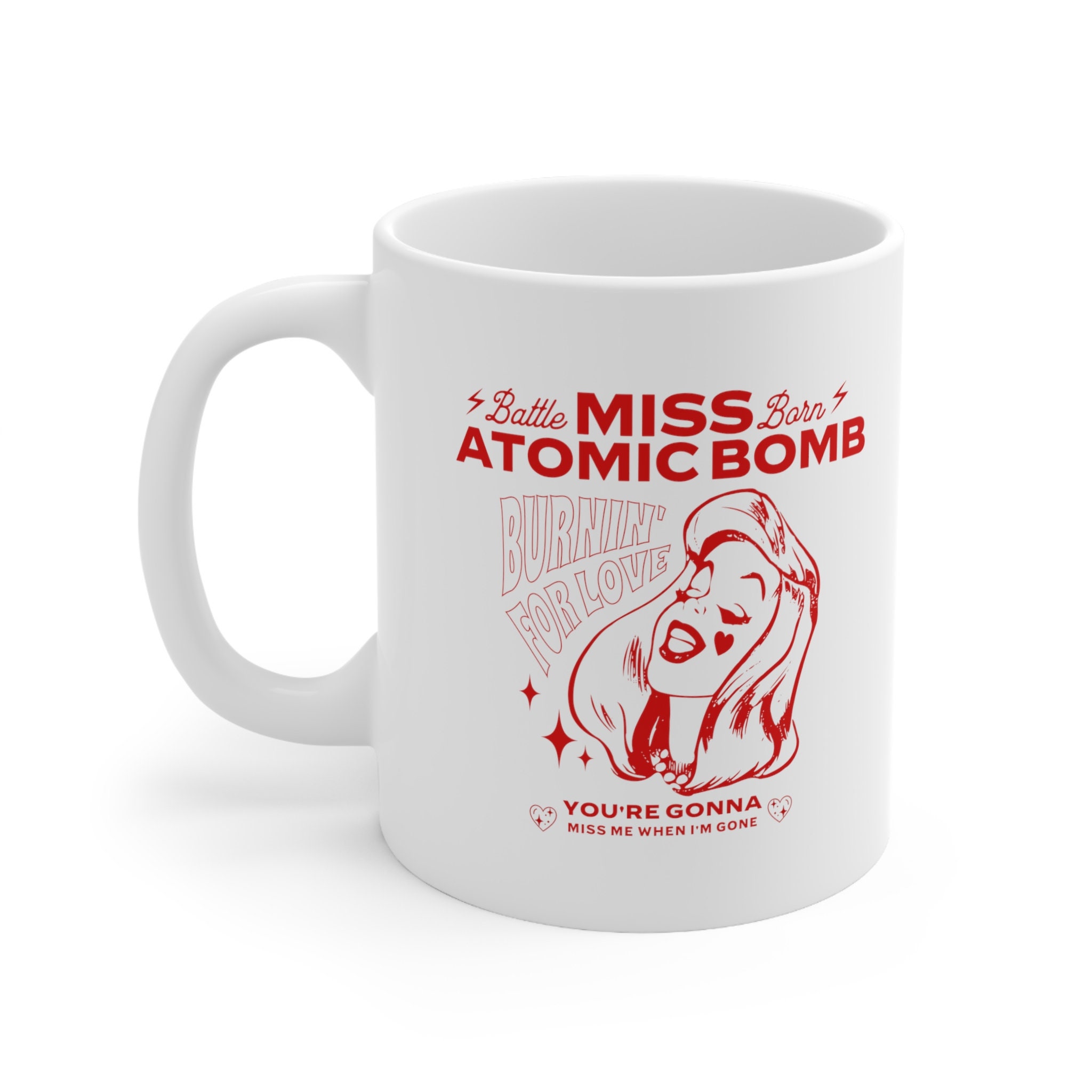 The Killers Miss Atomic Bomb Lyrics Battle Born Ceramic Mug 11oz - Etsy