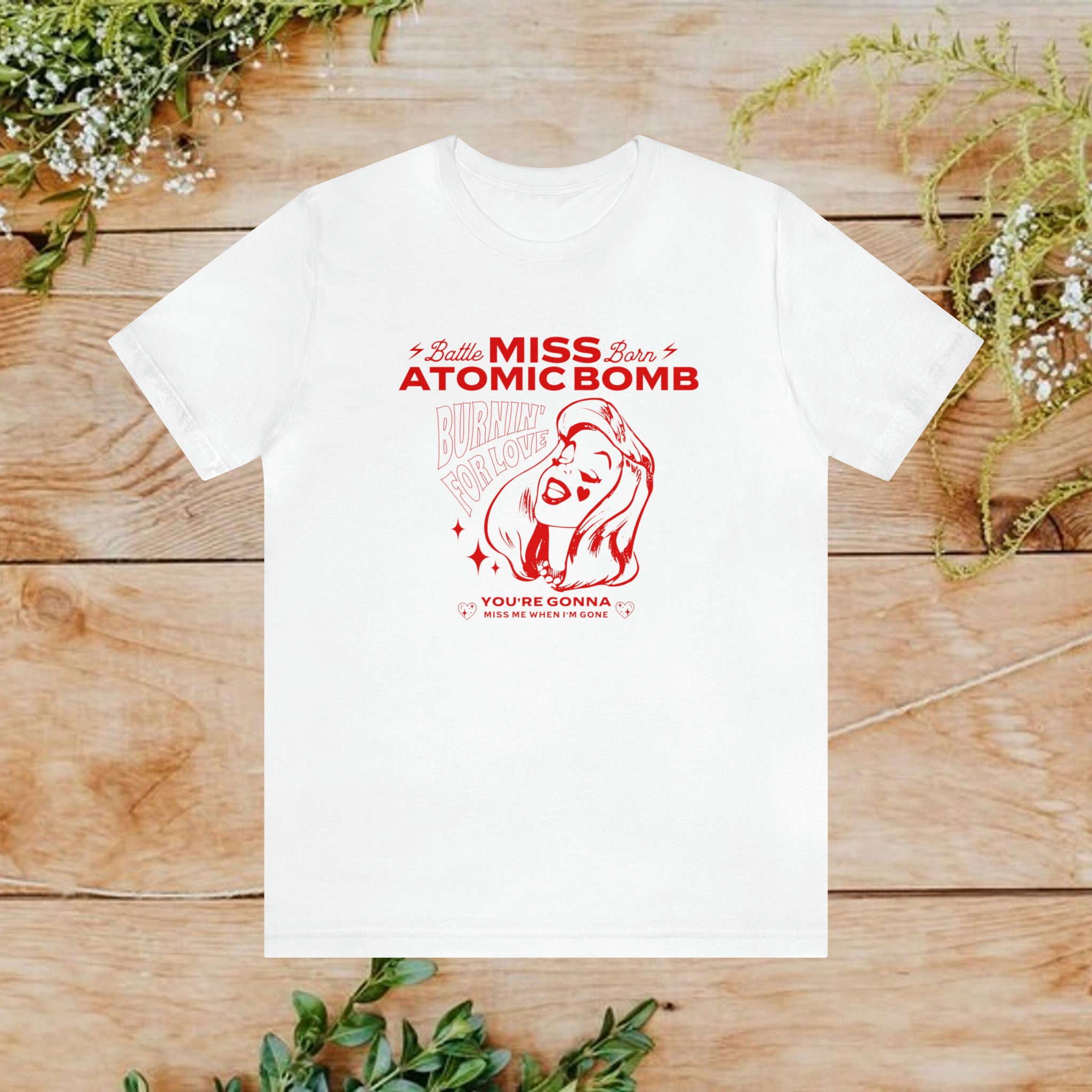 The Killers Miss Atomic Bomb Battle Born Lyrics Unisex Jersey - Etsy
