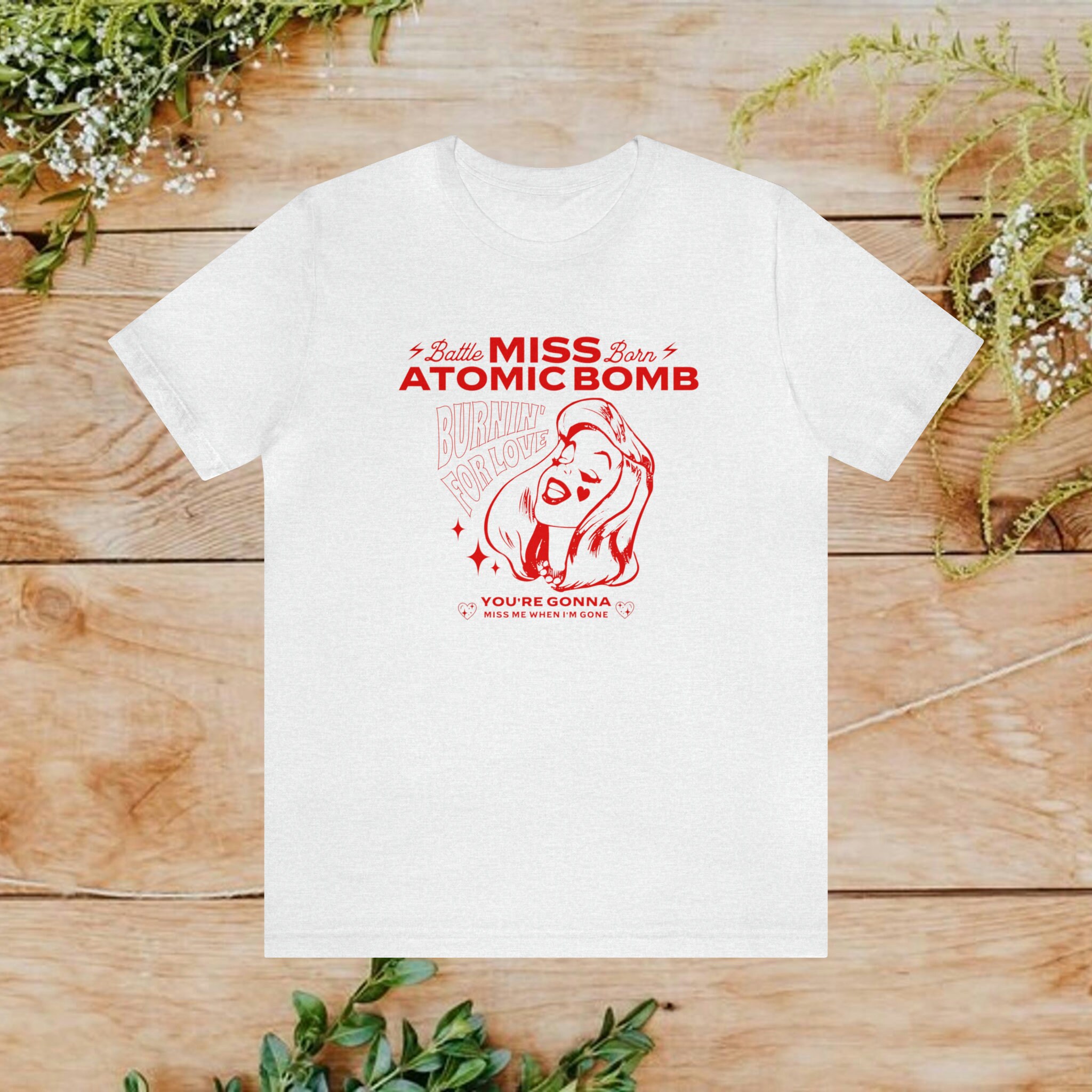 The Killers Miss Atomic Bomb Battle Born Lyrics Unisex Jersey - Etsy