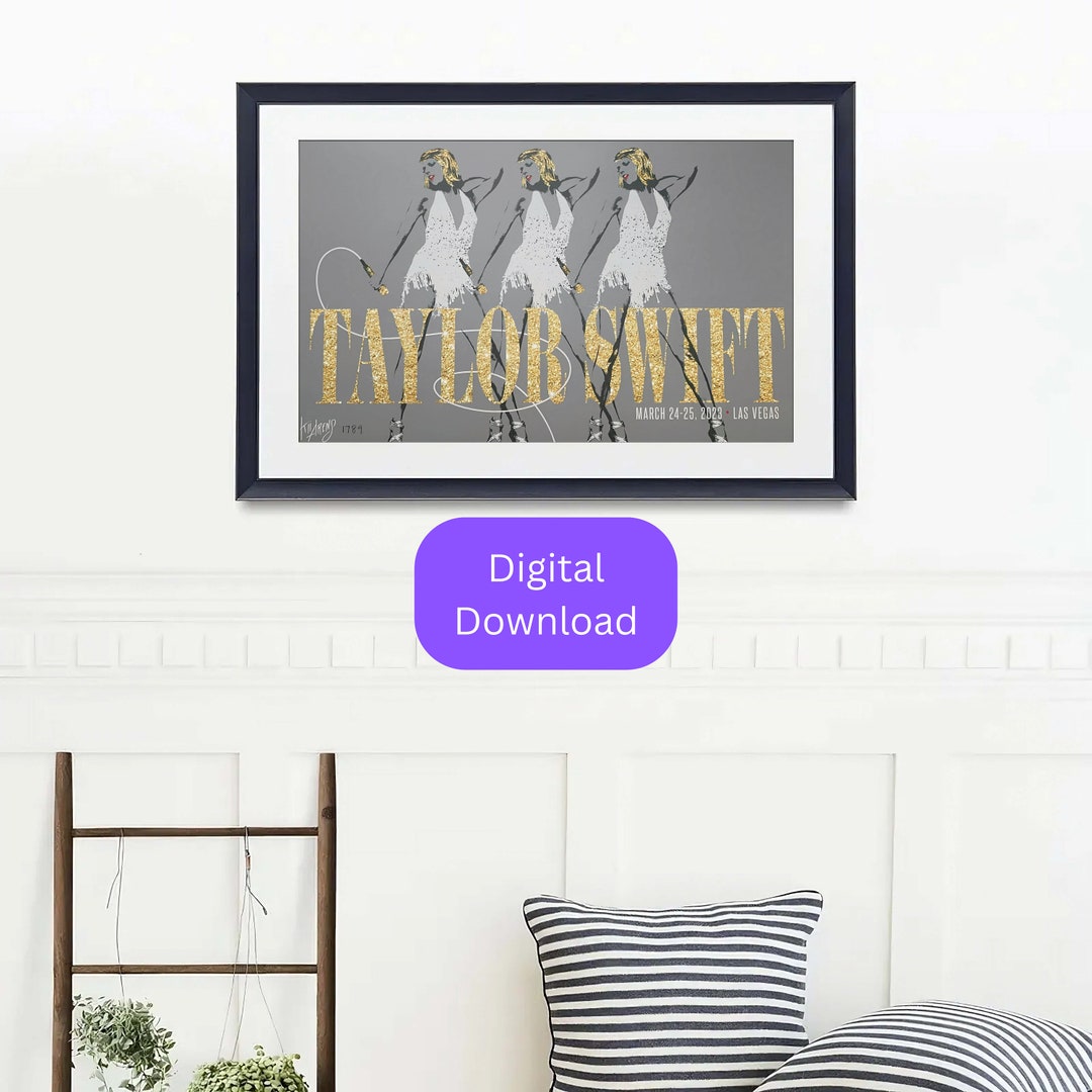 T/s Las Vegas, Vip Eras Tour, Poster, Digital Download, Ts Concert ...