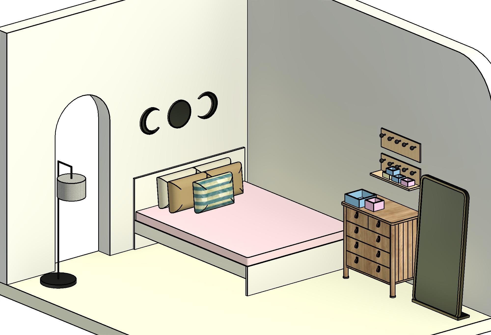 3D Bedroom Furniture Revit Objects | Including Parametric Families | 3D ...
