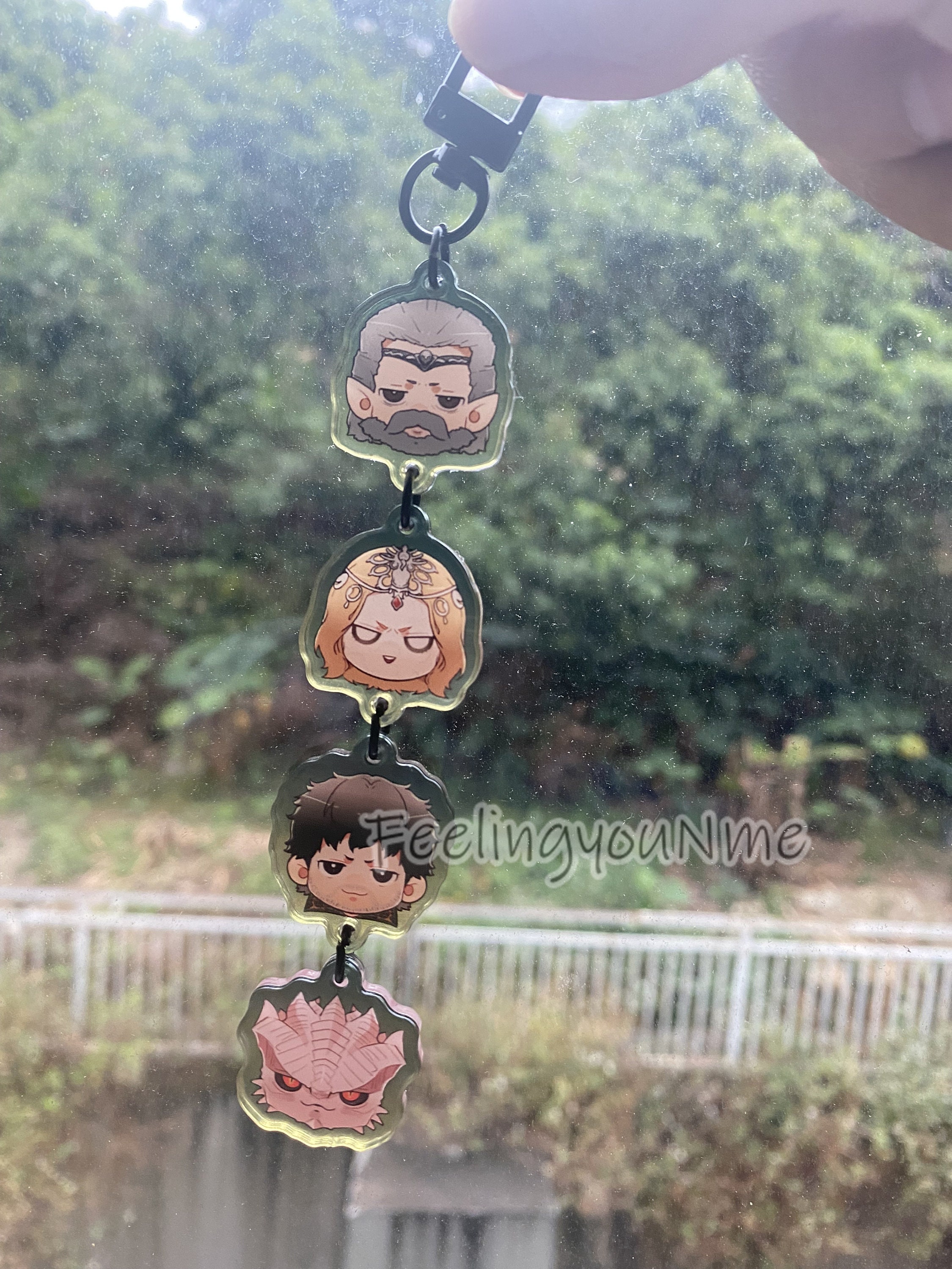 Baldur's Gate 3:keychain Set ,BG3 Fandom Charm Gift - Etsy