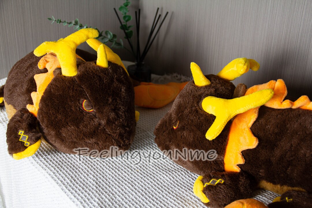 Genshin Impact : Zhongli Dragon Pillow,genshin Fandom Charm Art Gift - Etsy
