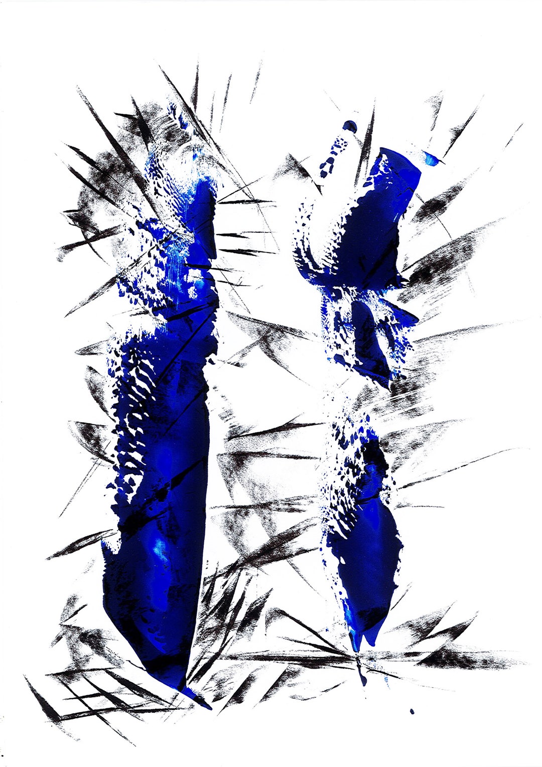 Abstract Charcoal Drawing | Original Artwork | Contemporary Art | Fine ...