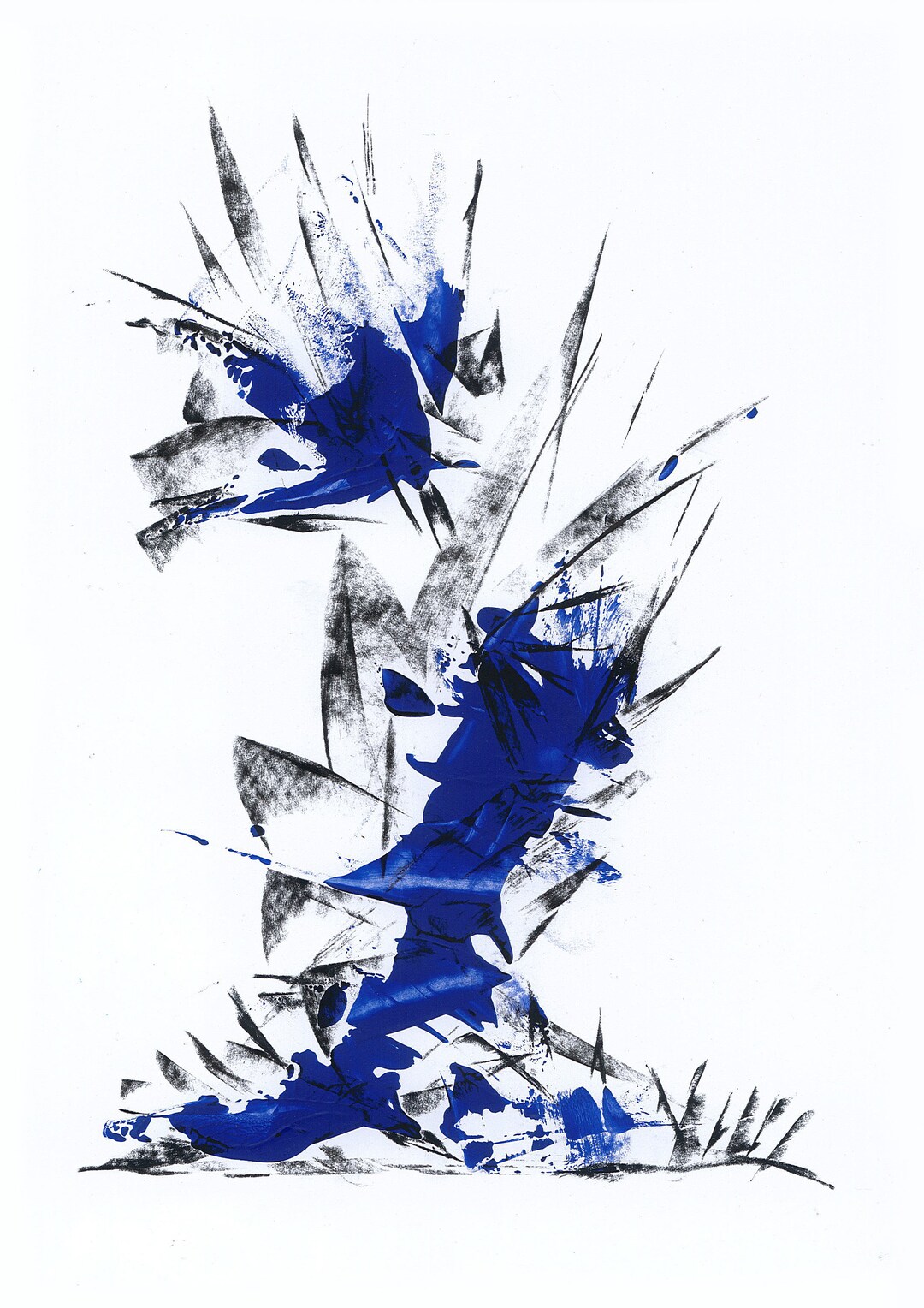 Abstract Charcoal Drawing | Original Artwork | Contemporary Art | Fine ...