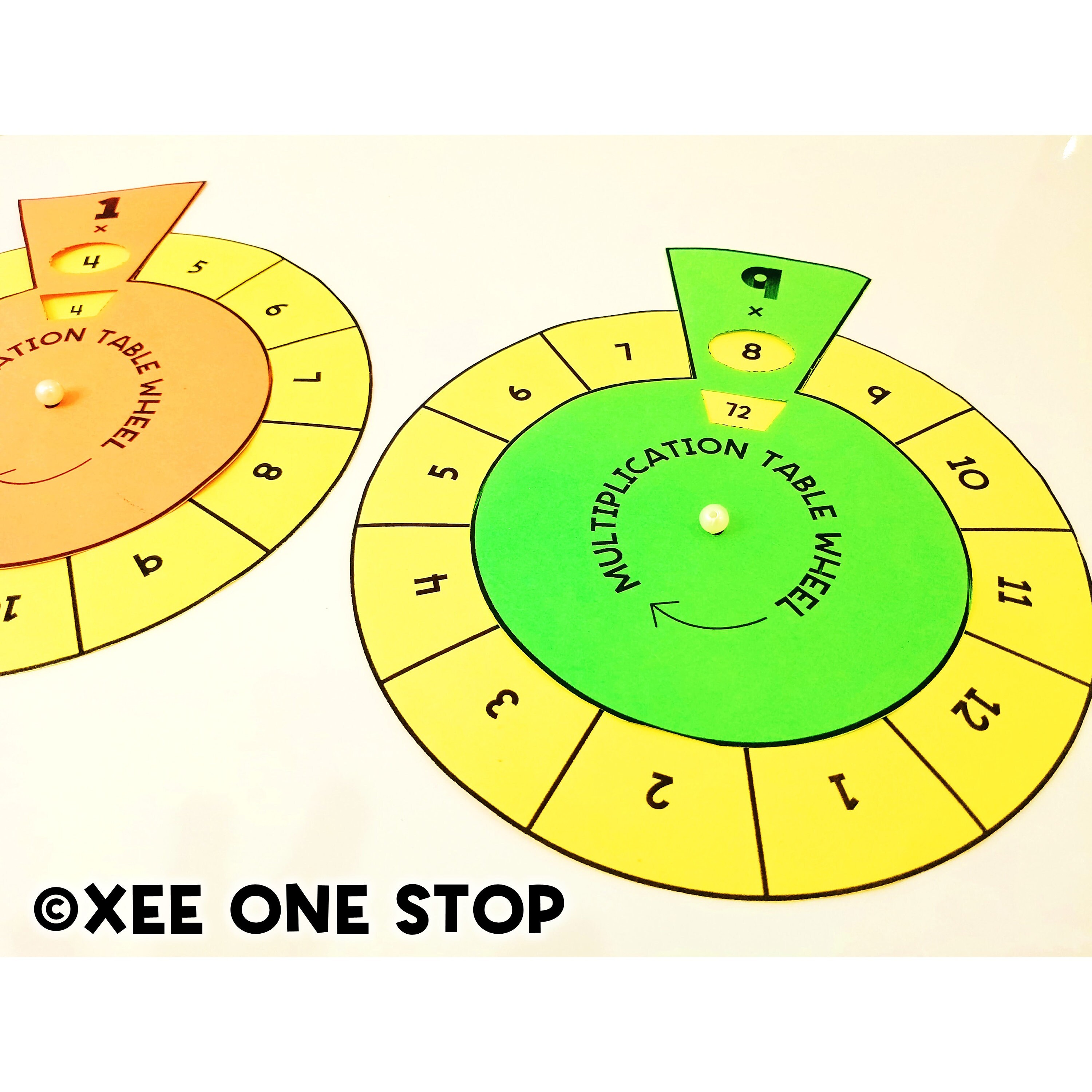Multiplication Tables Practice Craft - Etsy