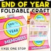 Memory Book Foldable Craft End of the Year Activities Kindergarten 1st ...