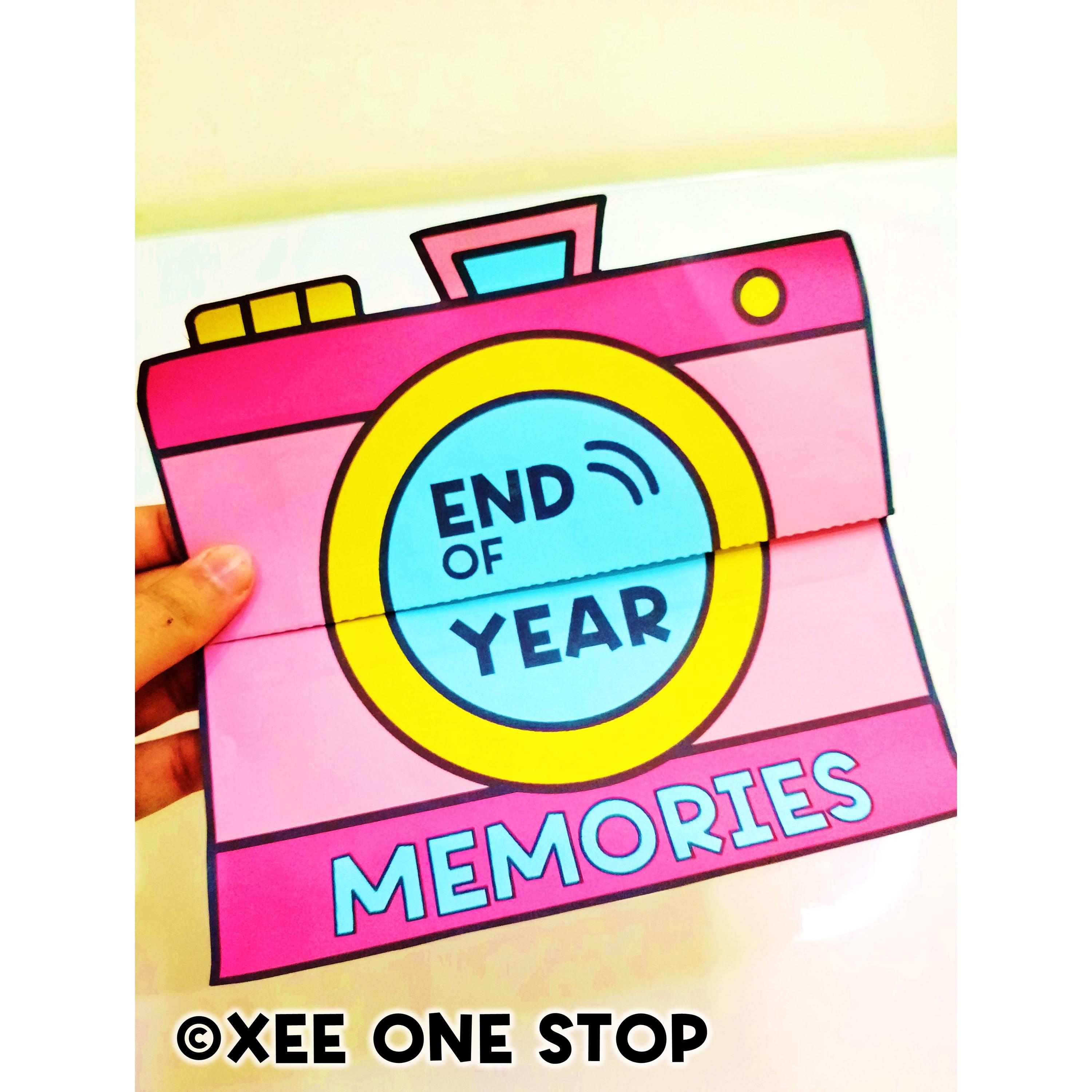 Memory Book Foldable Craft End of the Year Activities Kindergarten 1st ...