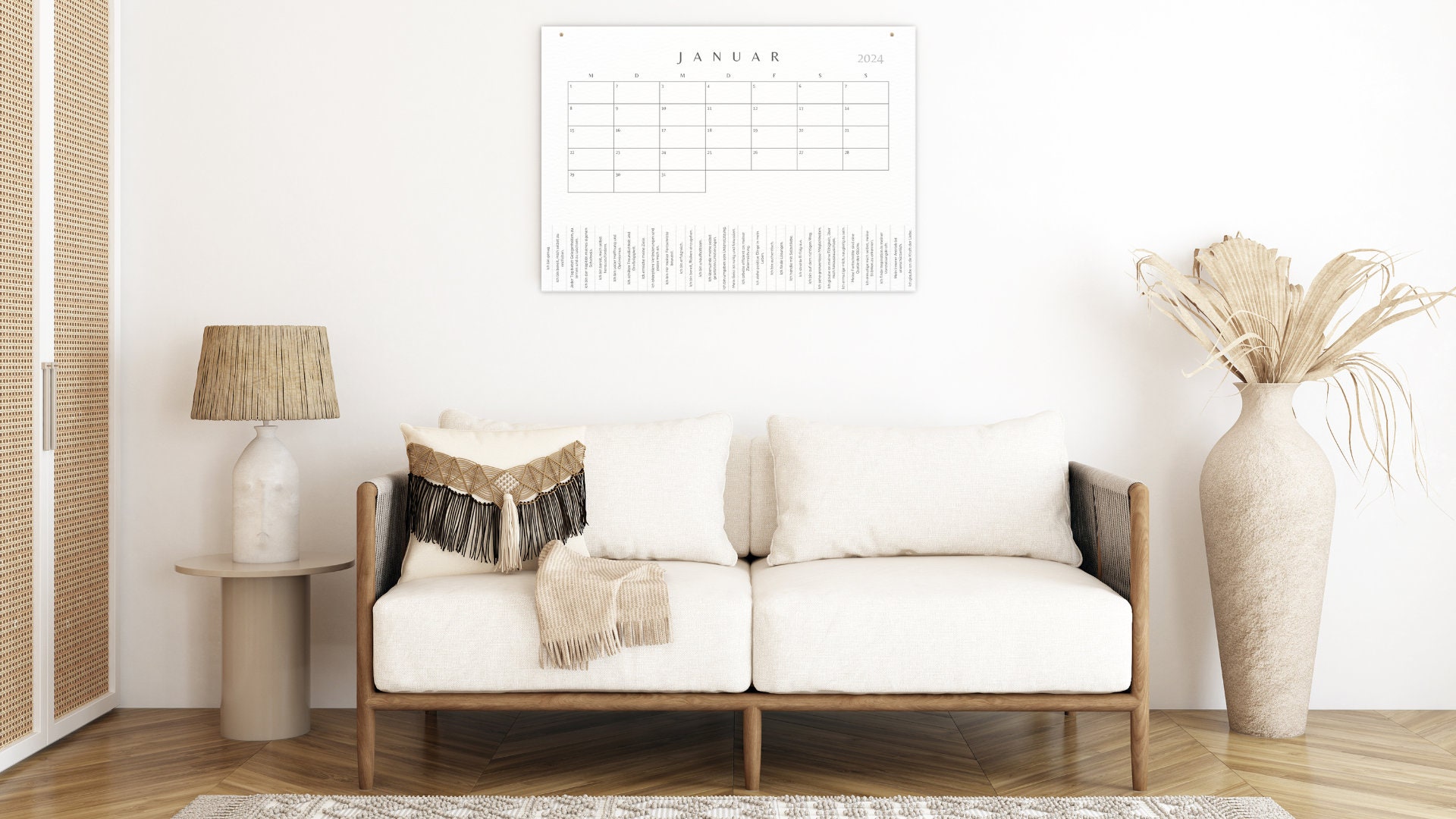 Affirmation Calendar 23/24 Including 366 Affirmations in German Monthly ...