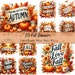 Fall Banners Clipart Bundle, Watercolor Autumn Clip Art Images, High ...