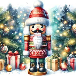 Cute Christmas Nutcrackers Clipart Bundle, Xmas Nutcracker Clip Art ...