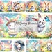 Cute Spring Bunny Clipart Bundle, Watercolor Clip Art Images, 20 High ...