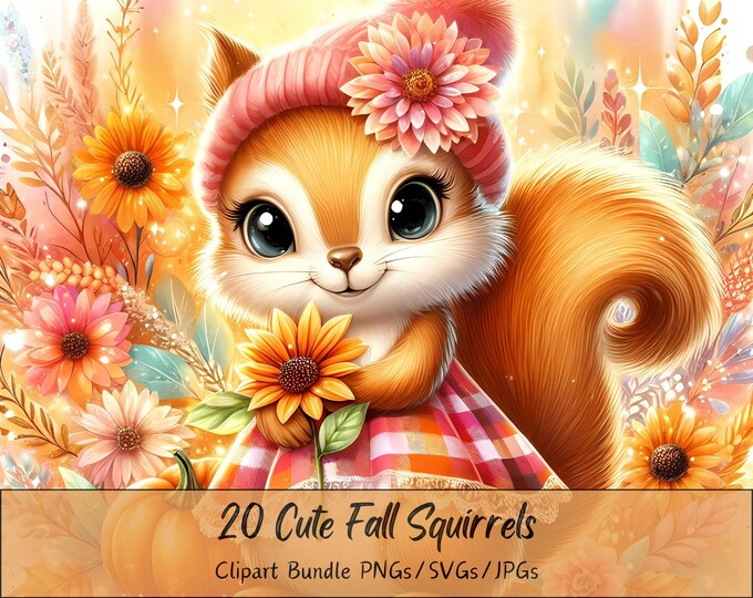 Cute Fall Owls Clipart Bundle, Watercolor Autumn Owl Clip Art Images ...