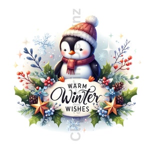 Winter Banners Clipart Bundle, Watercolor Clip Art Images, High Quality ...