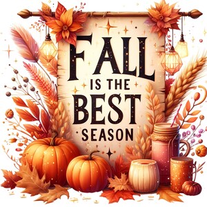 Fall Banners Clipart Bundle, Watercolor Autumn Clip Art Images, High ...