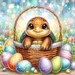 Cute Easter Turtles Clipart, Funny Watercolor Animal Images, High ...