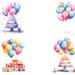 31 Watercolor Birthday Party Clipart Bundle, Cute Party Animals ...