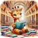 Cute Back to School Giraffes Clipart Bundle, Watercolor Giraffe Clip ...