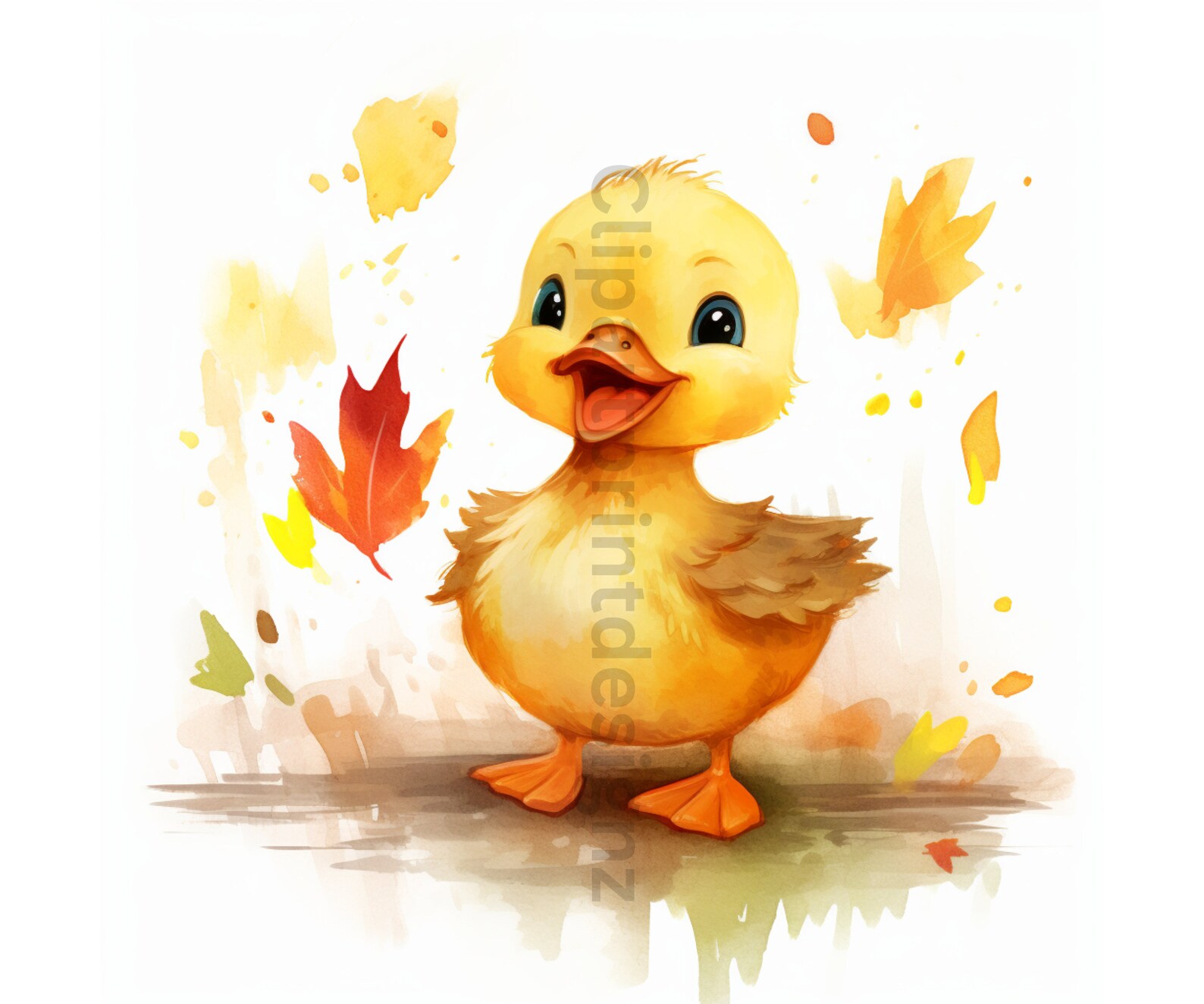 93 Watercolor Fall Animals Bundle, Cute Baby Animals, Woodland Animals ...