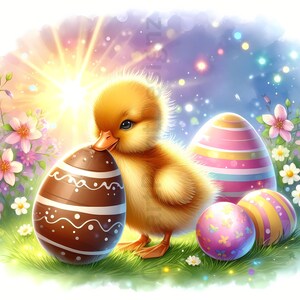 Cute Easter Ducks Clipart Bundle, Watercolor Clip Art Images, 20 High ...