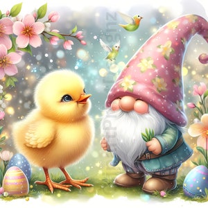Cute Spring Chicks Clipart Bundle, Watercolor Clip Art Images, 20 High ...