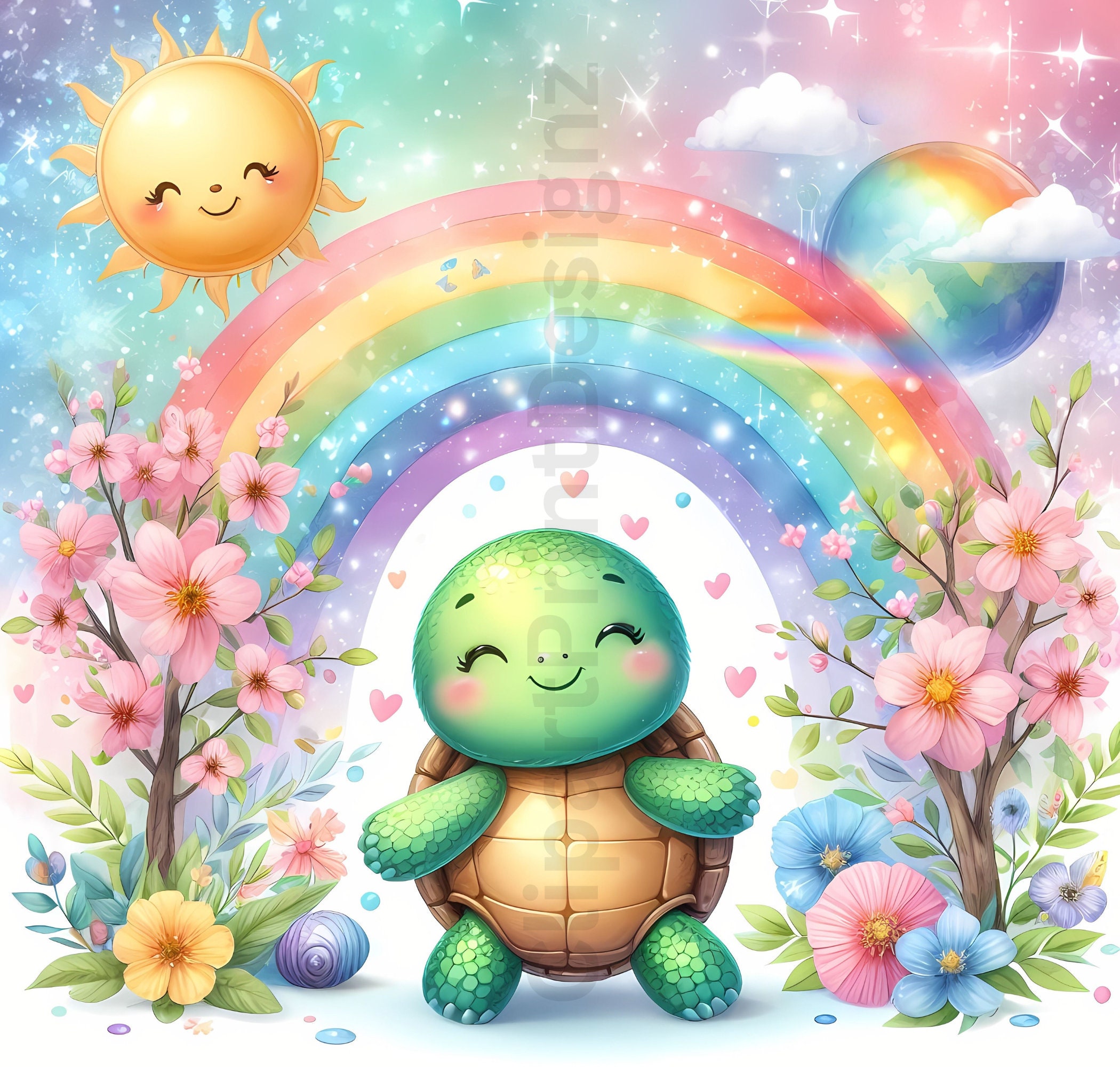 Cute Spring Animals Clipart Bundle, Watercolor Clip Art Images, High ...