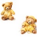 20 Watercolor Yellow Teddy Bear Clipart, Cute Teddy Bear Bundle ...