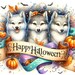 Halloween Banners Clipart Bundle, Watercolor Clip Art Images, High ...