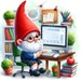 Cute Back to School Gnomes Clipart Bundle, Watercolor Gnome Clip Art ...