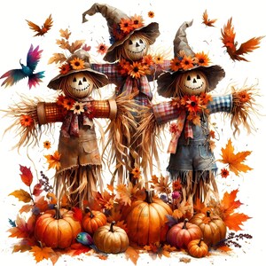 Fall Clipart Bundle, Watercolor Autumn Clip Art Images, High Quality ...