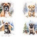 20 Cute Winer Dog Breeds, Watercolor Clipart Bundle, High Quality Pngs ...