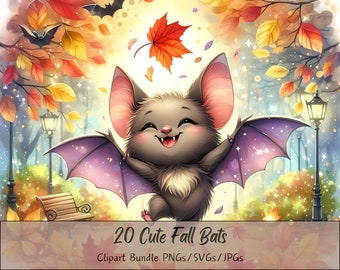 Cute Fall Dogs Clipart Bundle, Watercolor Autumn Dog Clip Art Images ...